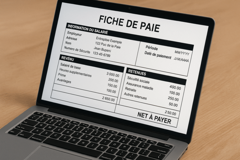 Télécharger un modèle de fiche de paie gratuit (PDF et Excel)